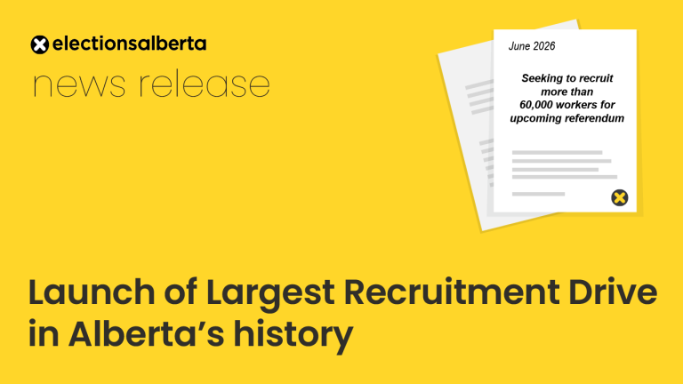 Elections Alberta Launches Largest Recruitment Drive in Alberta’s ...