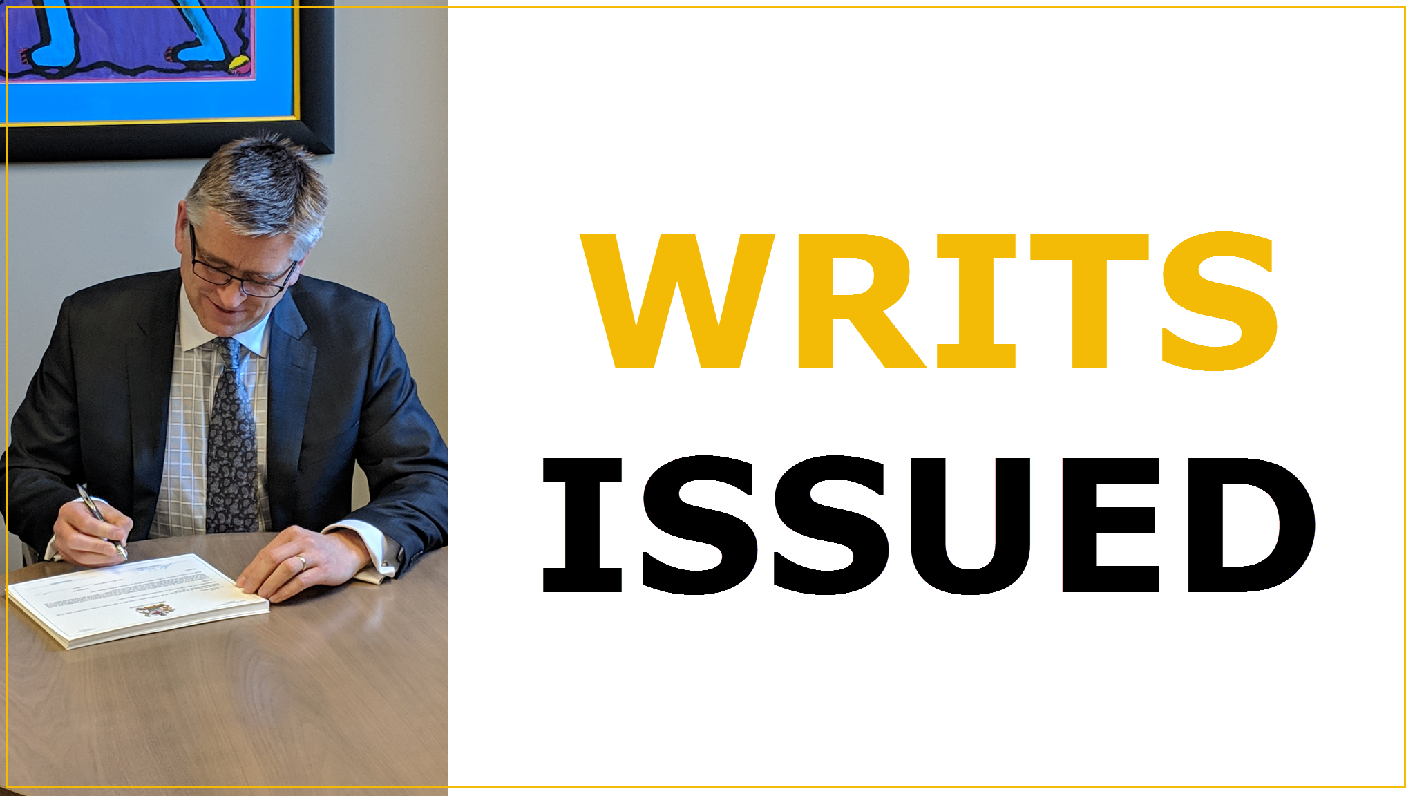 Writs Issued for the 30th Provincial General Election - Elections Alberta